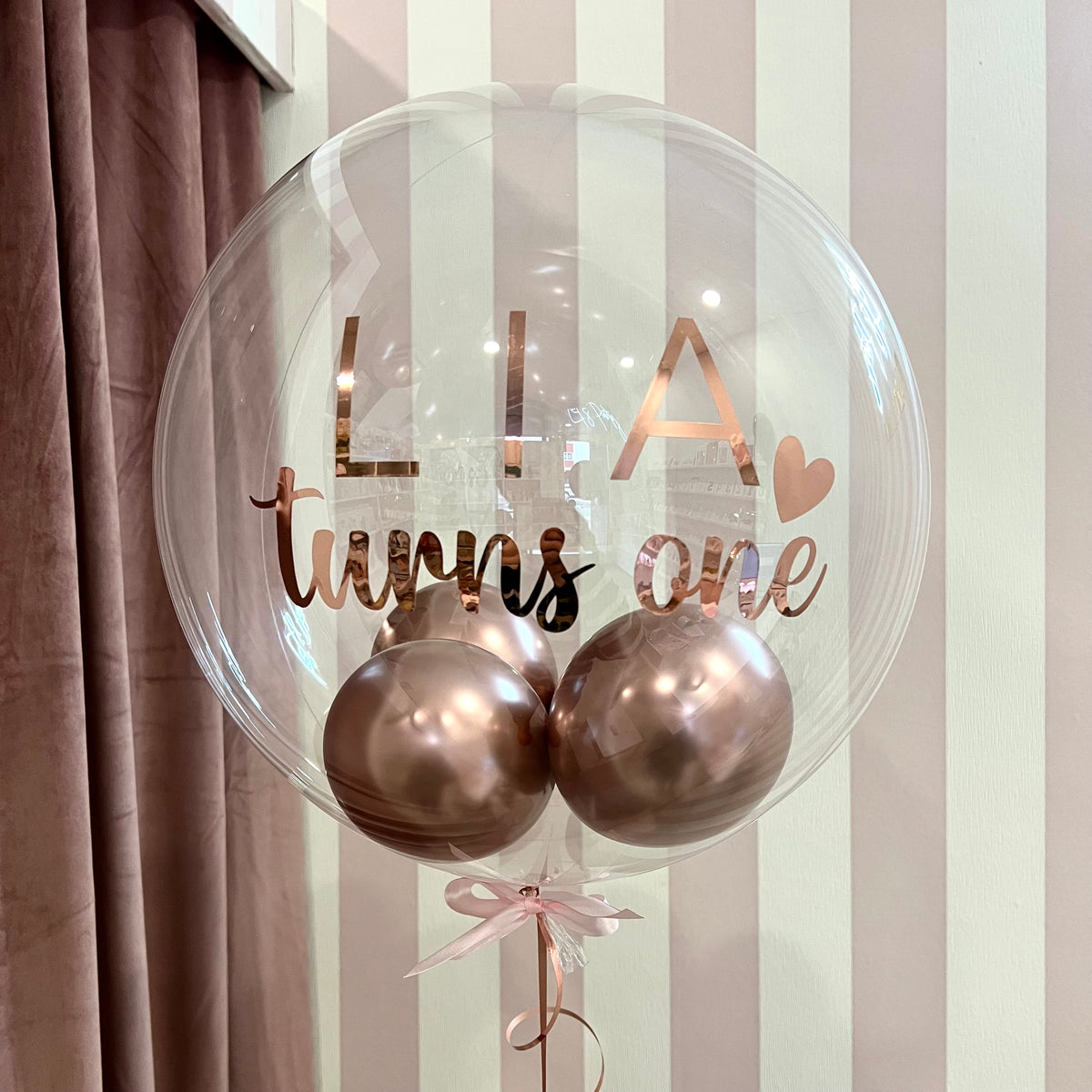 Helij Bubble Balon - Napis po naročilu | Partylama.si